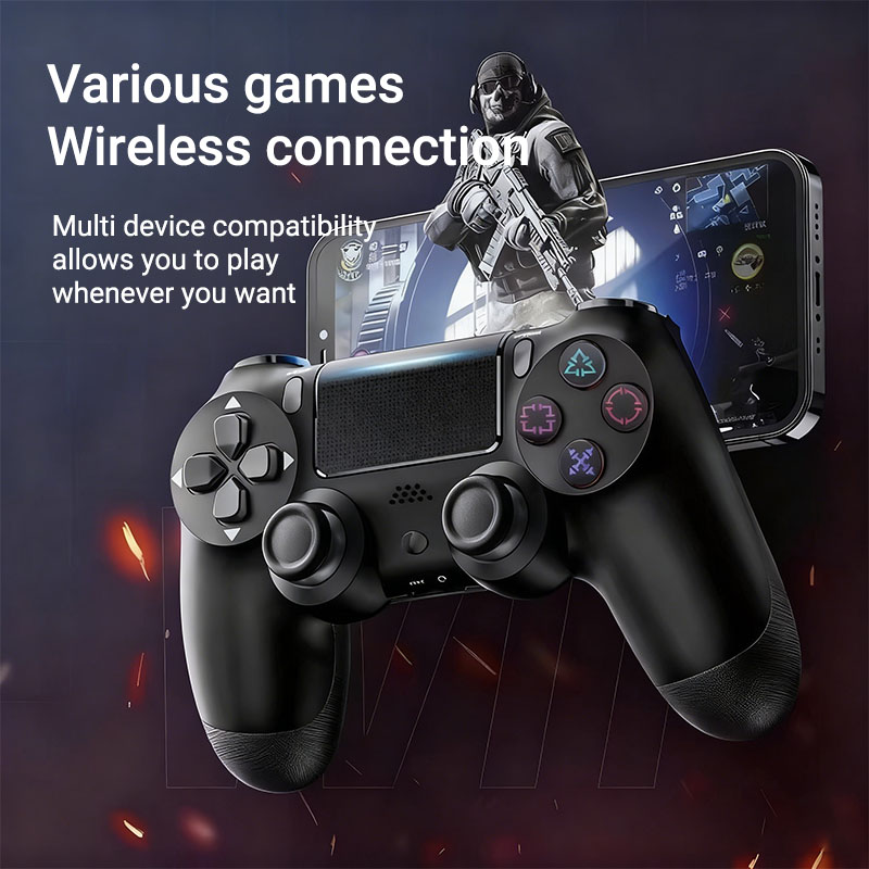 P4 DS4 PS4 Wireless Controller 6 Axis Gyro Bluetooth Compatible ...