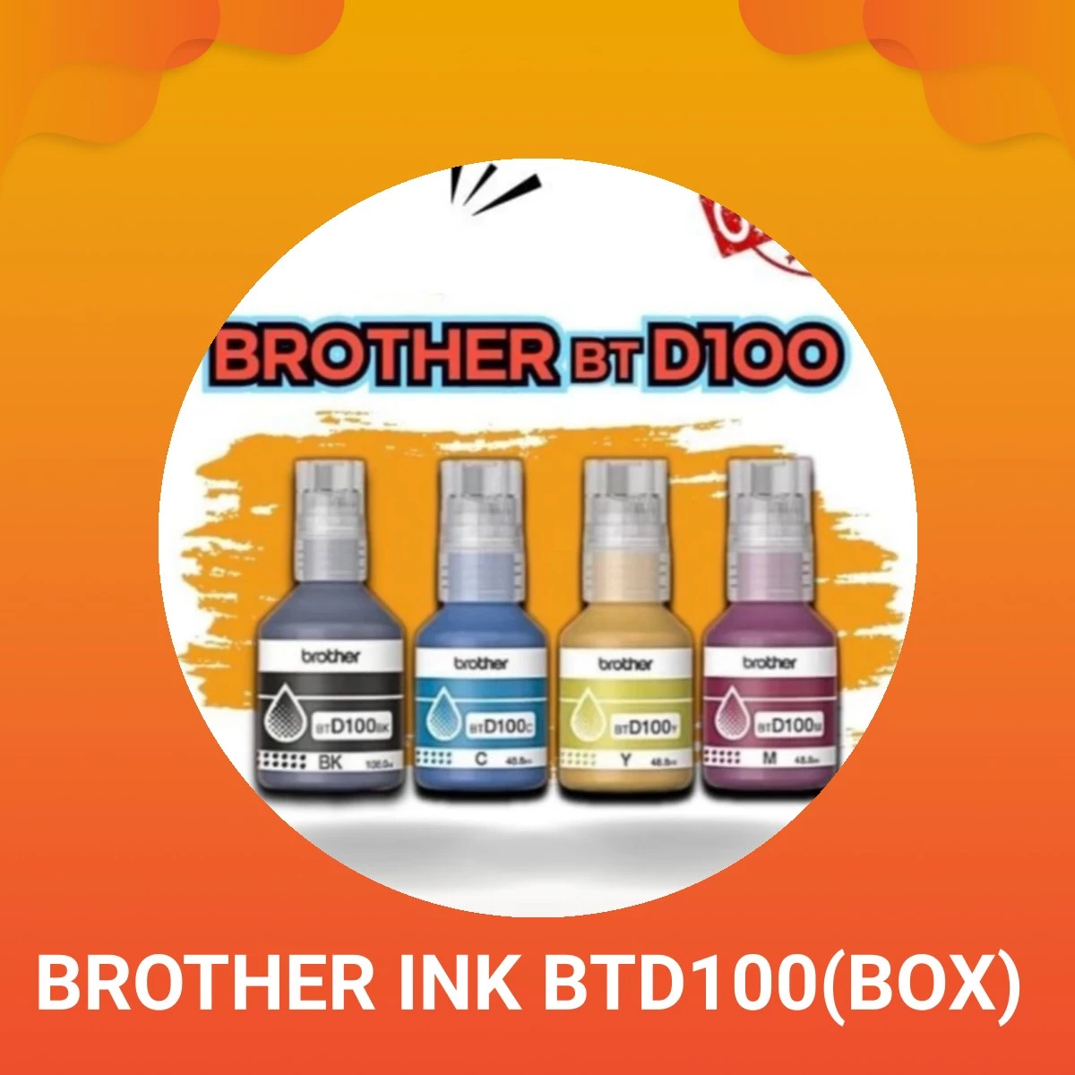 【𝐑𝐞𝐚𝐝𝐲 𝐒𝐭𝐨𝐜𝐤】 Brother Ink BTD100 Refill Ink for Printer T230 T430W ...
