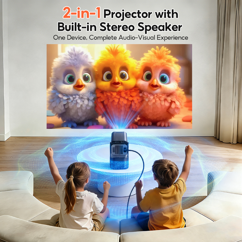 MODOFO projector 4k ultra hd smart 450ANS | 20W Speaker HiFi Speaker ...