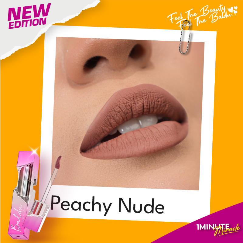 COMBO PEACHY NUDE + RED OMBRE BALDU LIPS V2 | Shopee Malaysia