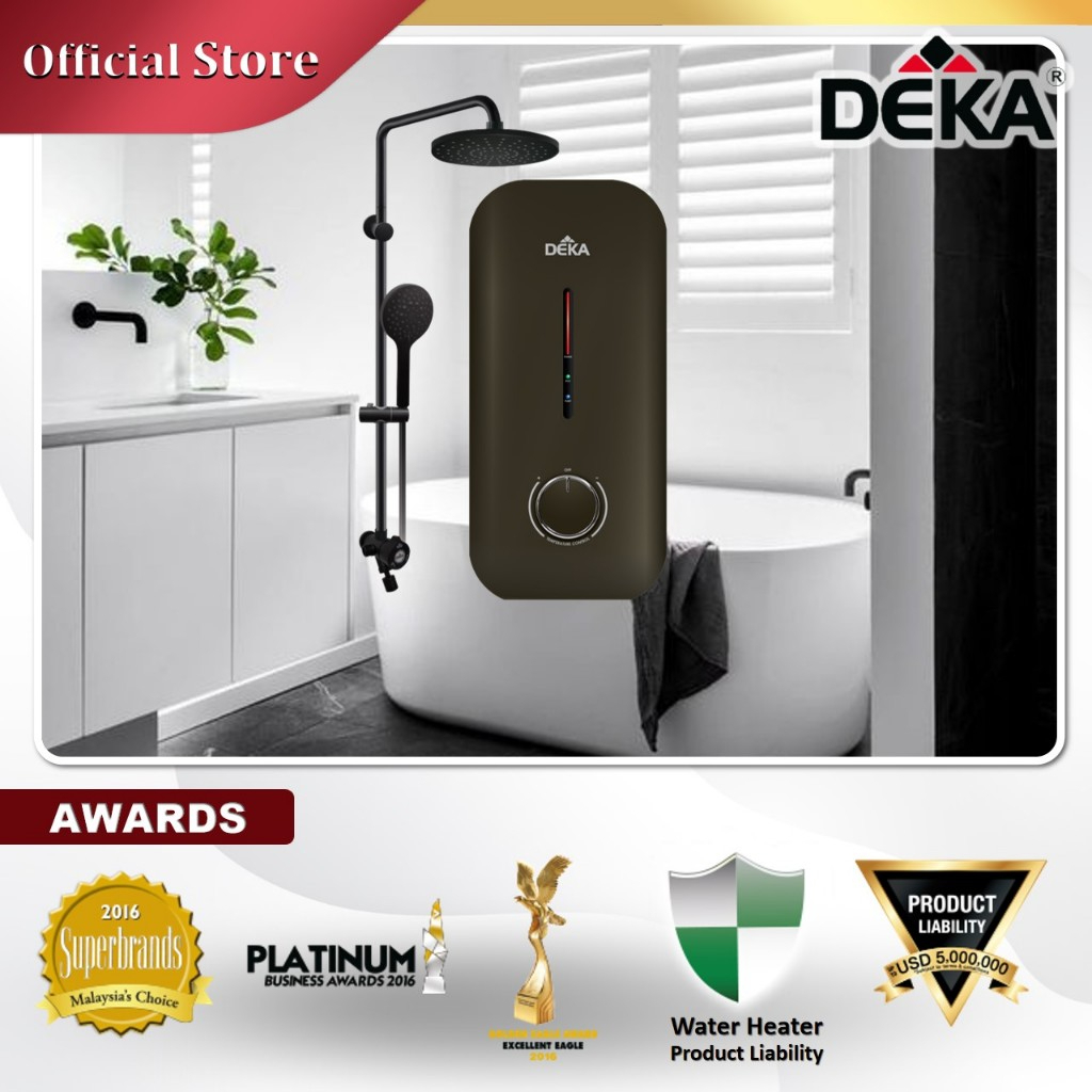 【MIIZU】DEKA MIIZU 90 DC Pump Instant Heat Water Heater with Rainshower ...