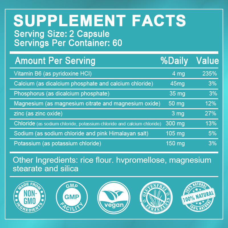 Electrolyte Salt Capsule For Rehydration, Exercise, Hiking Essentials ...