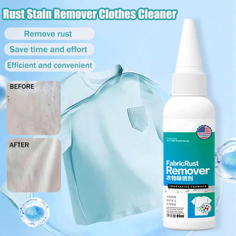 Rust Remover Spray Fabric Rust Stain Remover Clothes Without Damaging ...