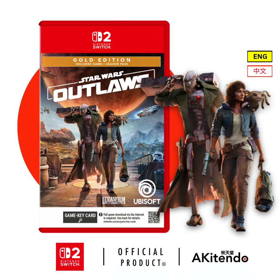 Nintendo Switch 2 Star Wars Outlaws Gold Edition (中/ENG) | Shopee Malaysia