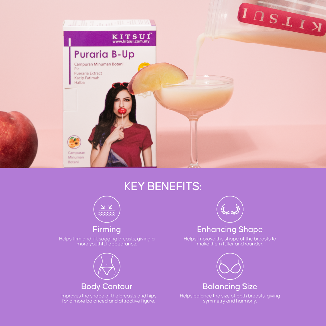 KITSUI Puraria B UP | 15's x 15g - Minuman Botani Halal | Nutrisi ...