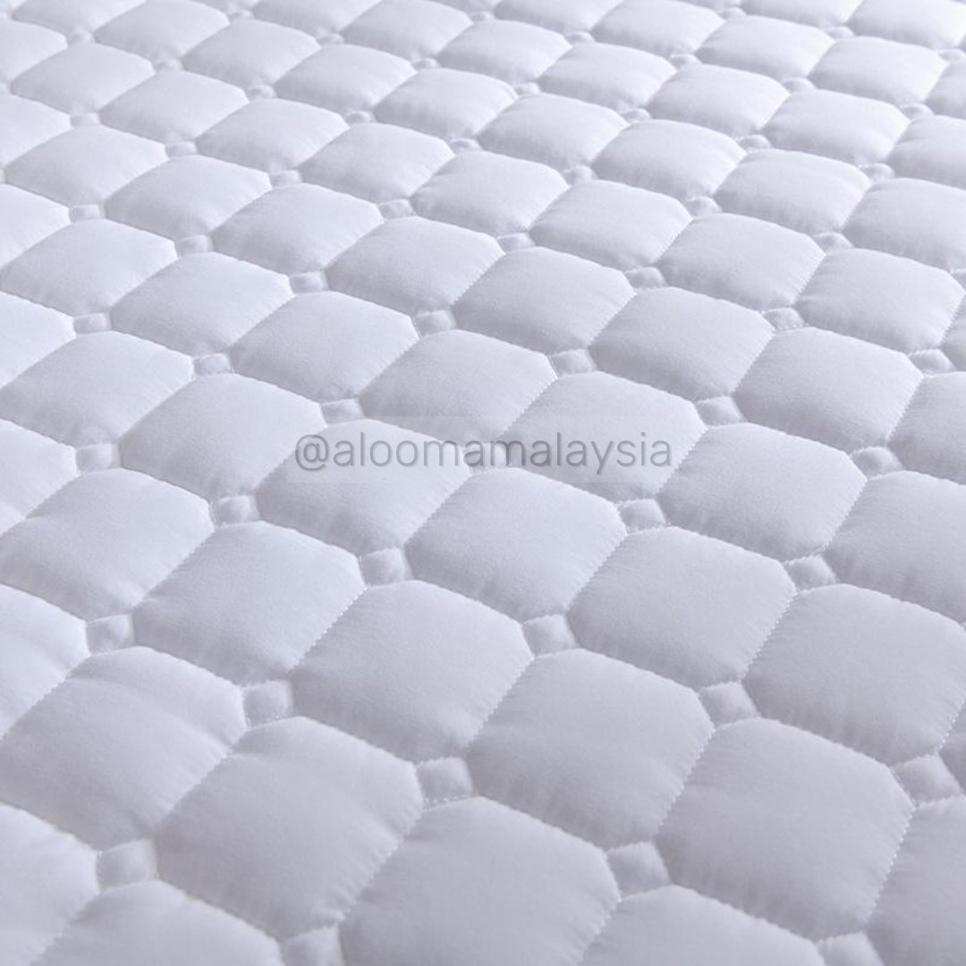 ALOOMA Washable Mattress Protector Perimium Soft Pelapik Tilam Tebal ...