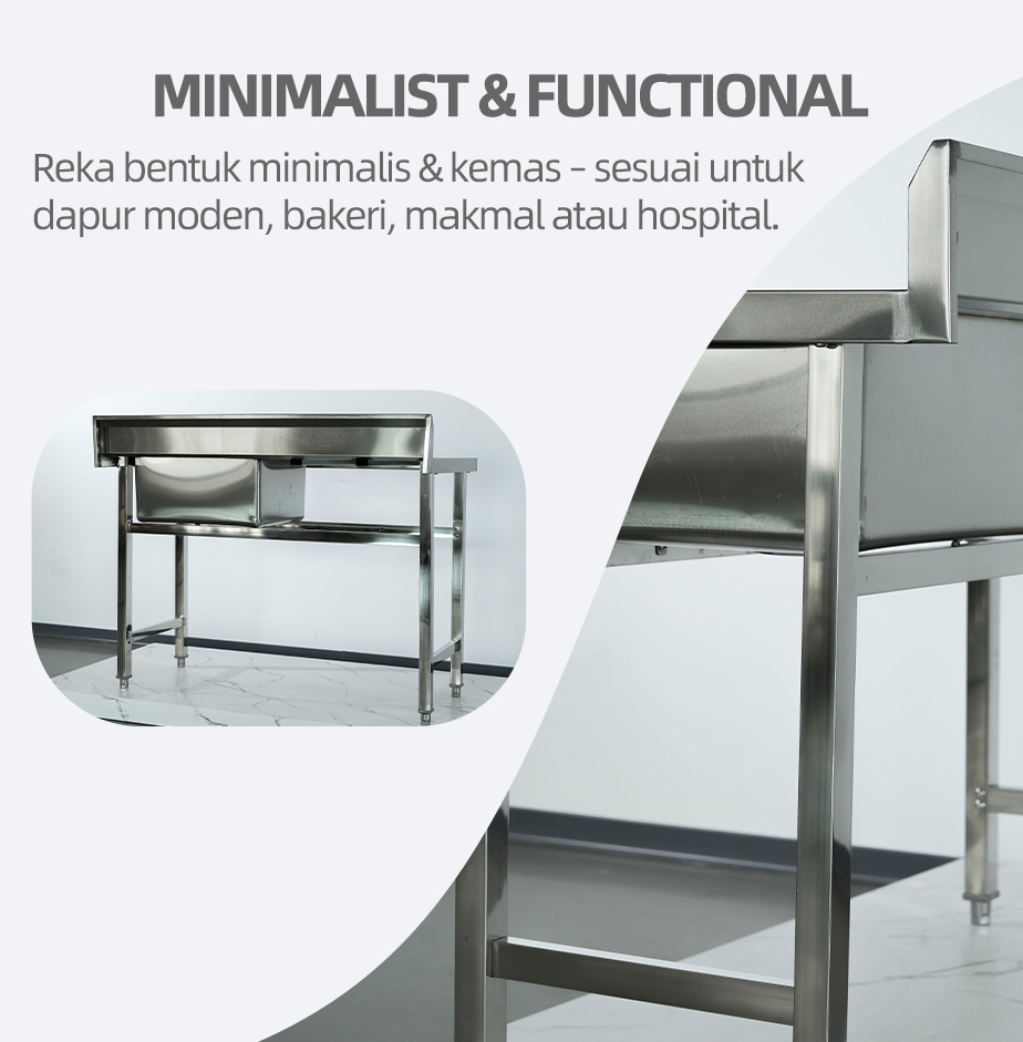 【STRONG】Stainless steel Kitchen double Sink With Stand /wash Basin ...