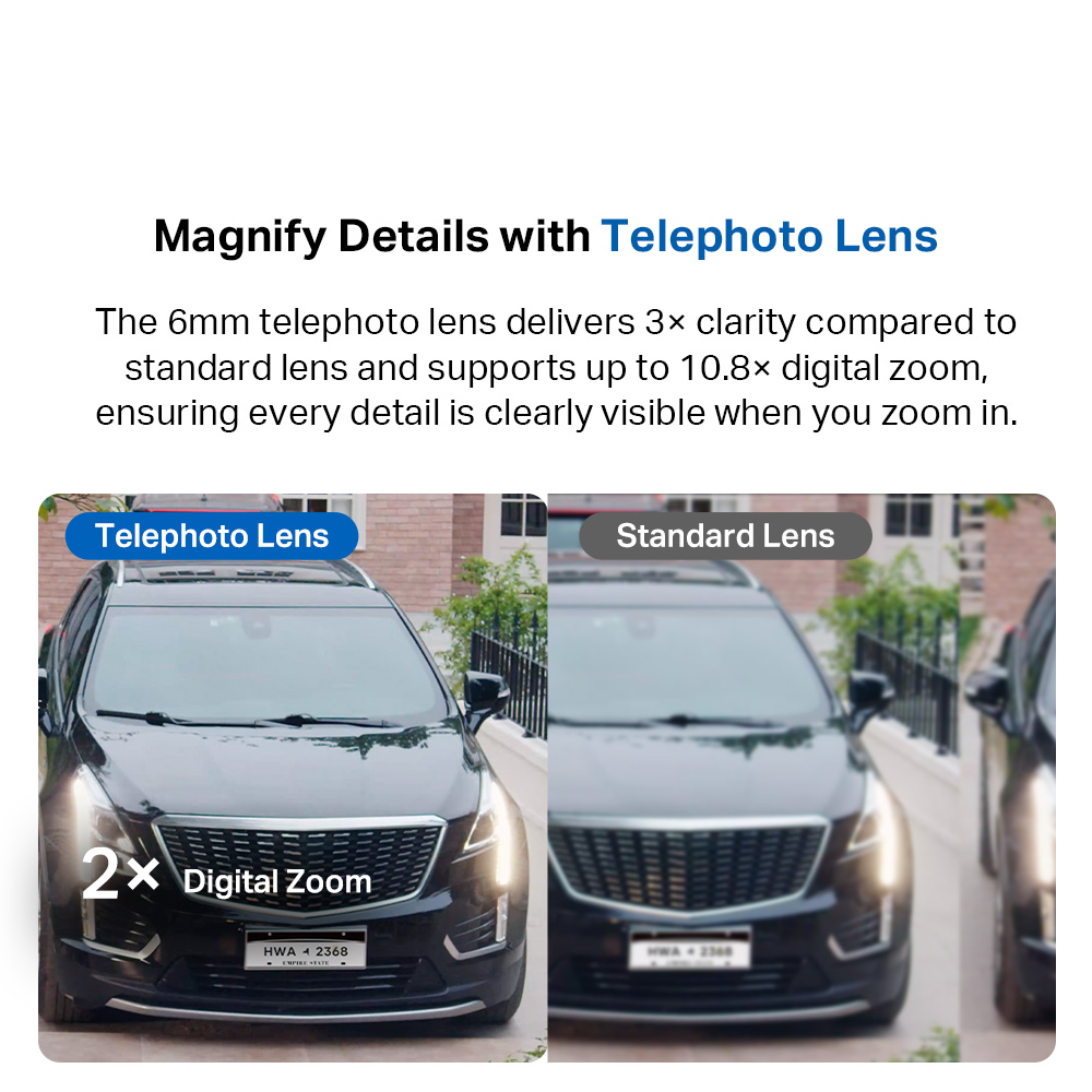 TP-Link Tapo C246D 2K 3MP Indoor/Outdoor Dual-Lens CCTV - AI Detect ...