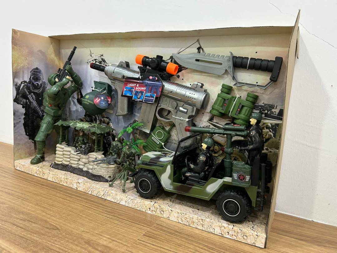 MISSION OF ARMY (LARGE) Military Toy Play Set with Soldiers, Army ...