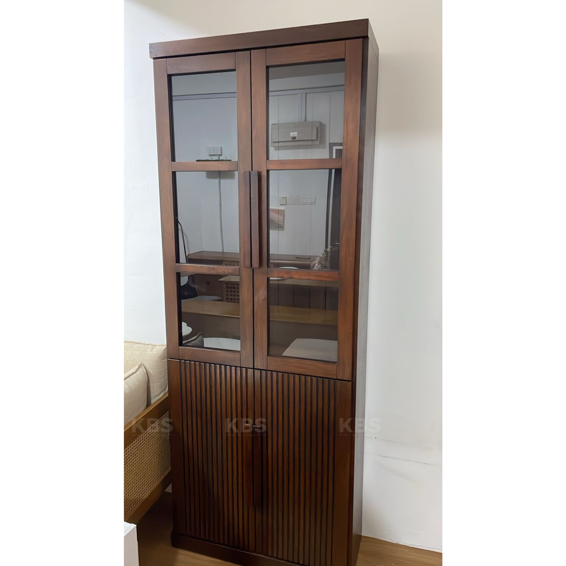 (FREE Installation+Shipping) KBS Atwood Book Cabinet III / Solid Wood ...
