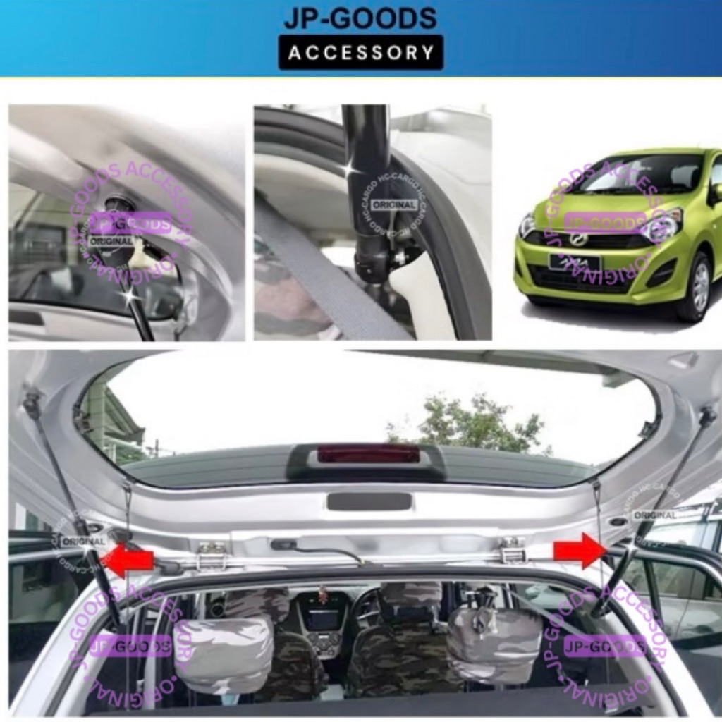 Perodua Axia 2014 - 2022 Sustec REAR BONNET Hood Damper Bonnet Gas ...