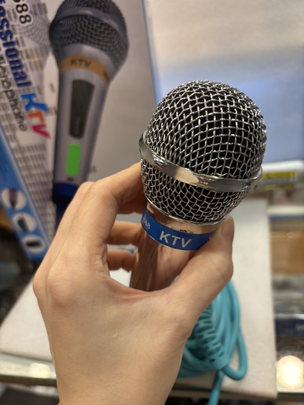 professional ktv dynamic microphone wired 8 meter | Shopee Malaysia