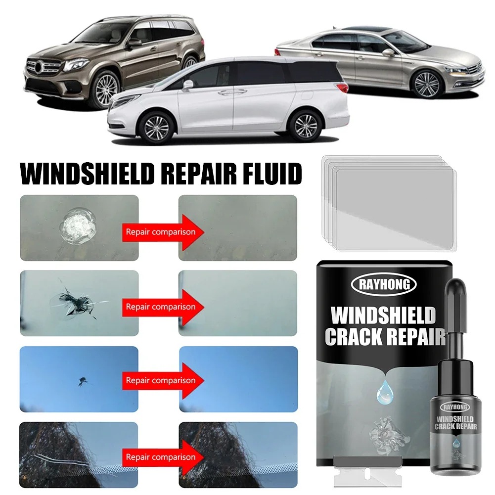 Rayhong Windscreen repair kit Gam cermin kereta retak windshield ...