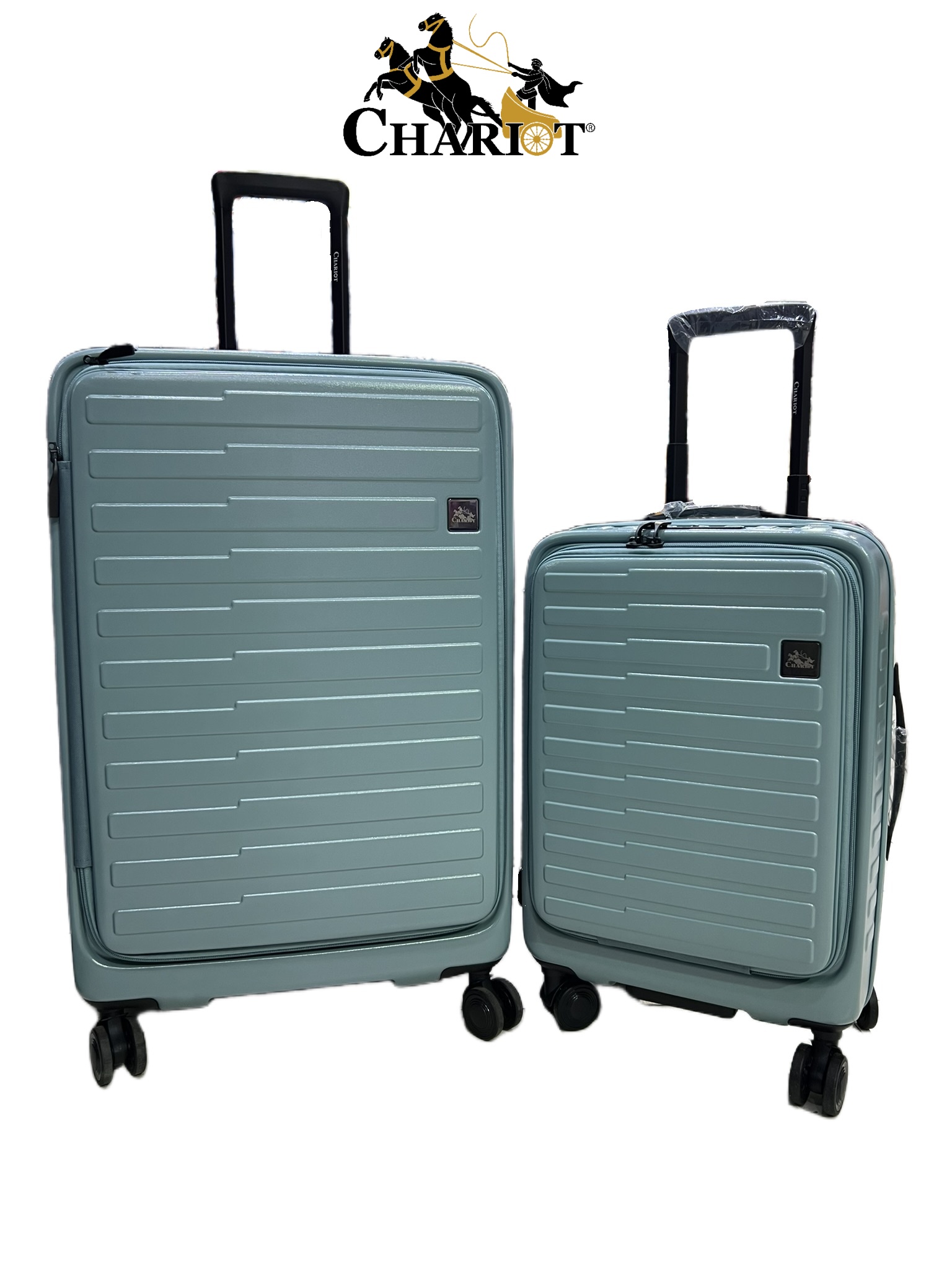 Chariot PC Luggage Hardcase Travel Trolley Expandable Luggage With TSA ...