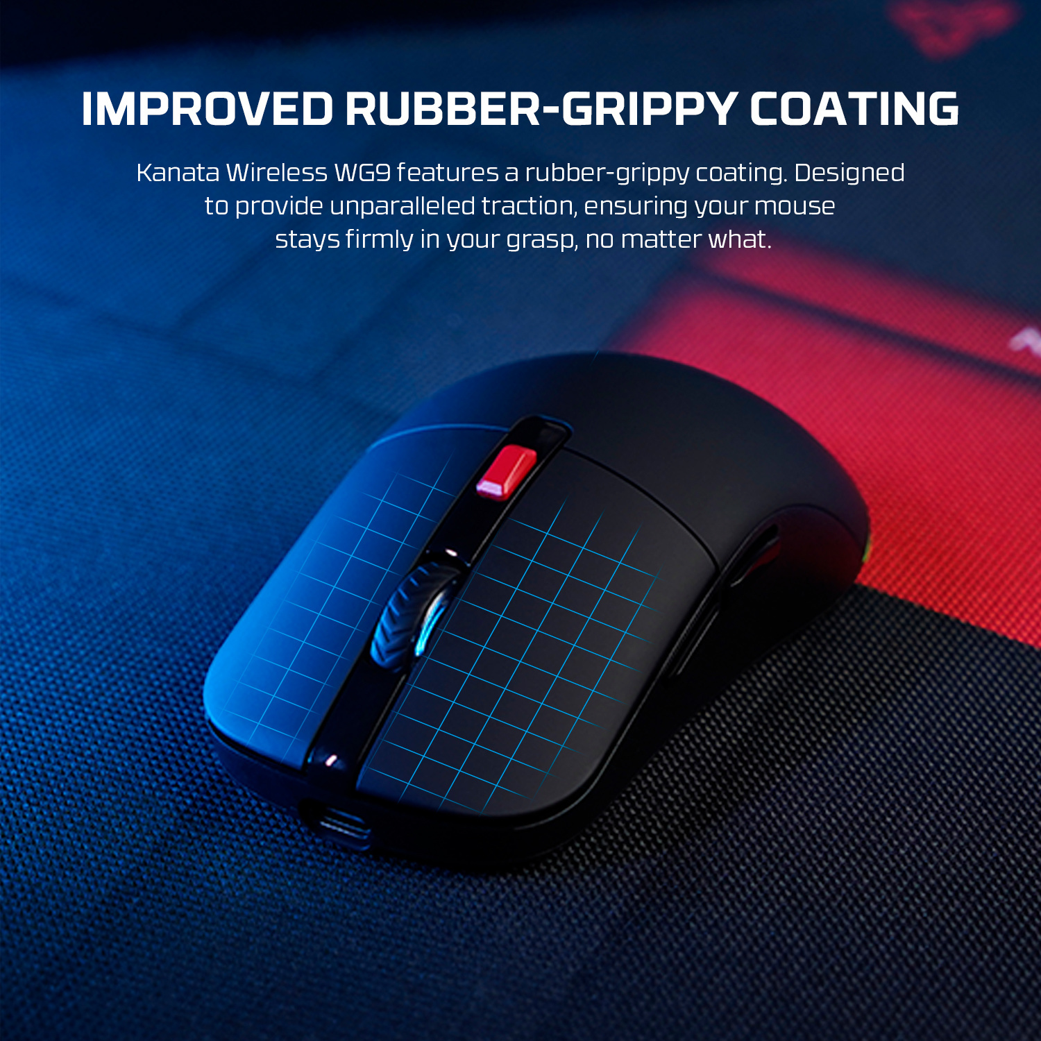 Fantech Kanata WG9 Wireless Gaming Mouse | Huano Mute Clicks | Pixart ...