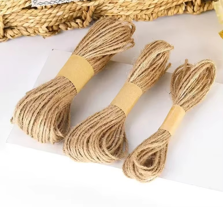 10m / 5mm-6mm Brown Hemp Rope / Tali Guni / Jute Rope Twine Cord String ...