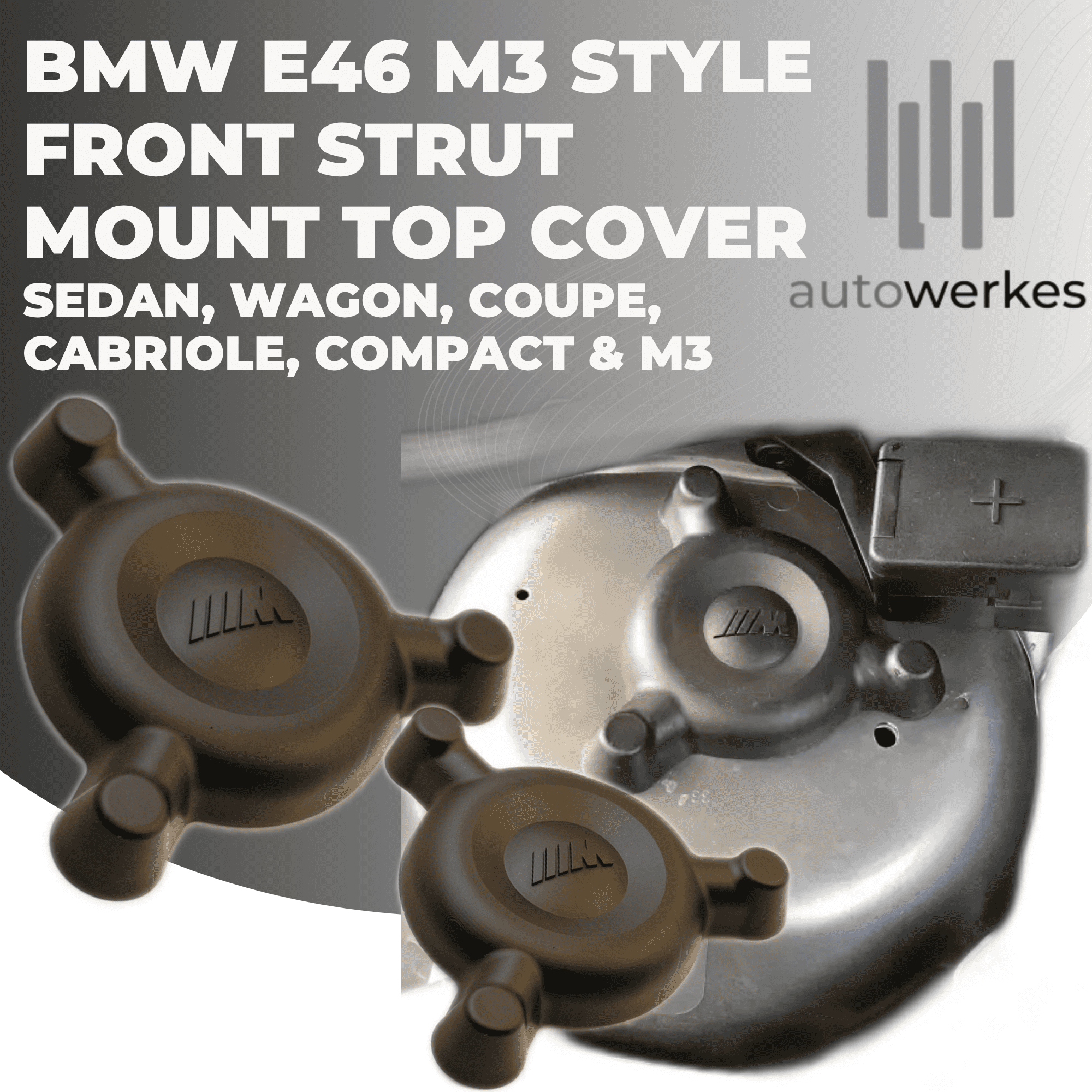 BMW E46 M3 Strut Tower Cap | Shopee Malaysia