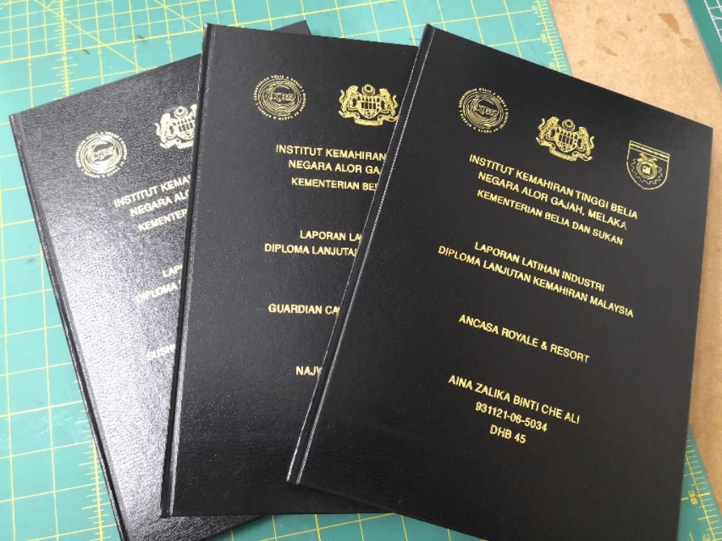 Hardcover Thesis Binding dan Printing/ thesis printing / Thesis ...