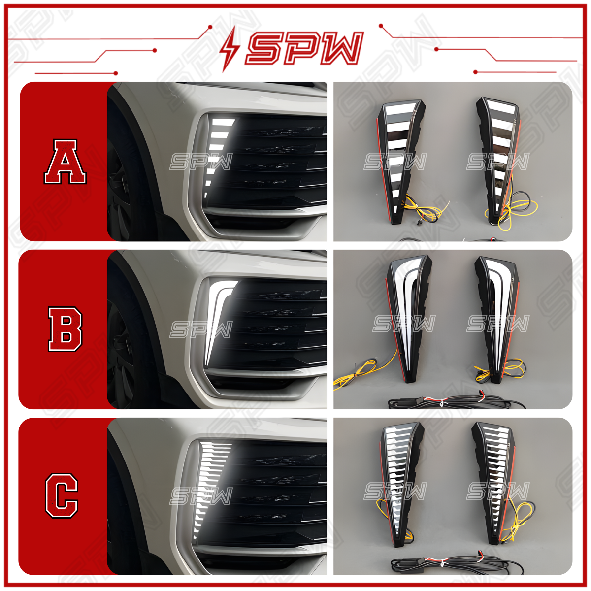 Proton X50 Facelift 2025 Front Bumper LED Daylight DRL Cover Fog Lamp ...