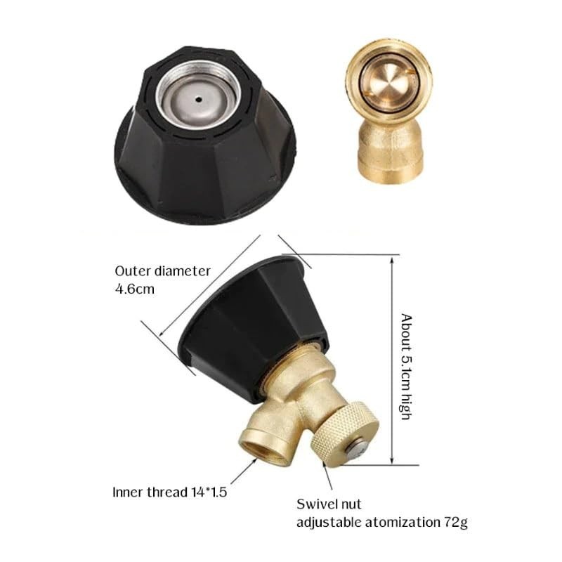 Knapsack High Pressure Agricultural Nozzle/Windproof Vortex Spray Head ...