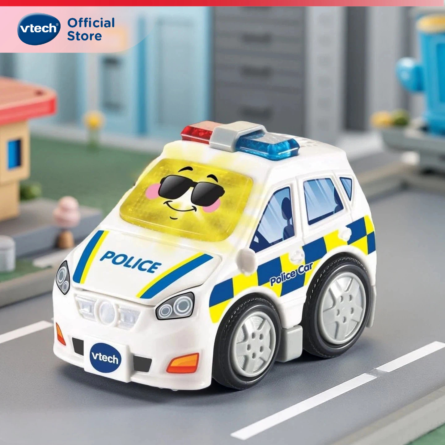 VTech Go!Go!Smart Wheels Police Car Musical Vehicle Toys Baby Boys ...