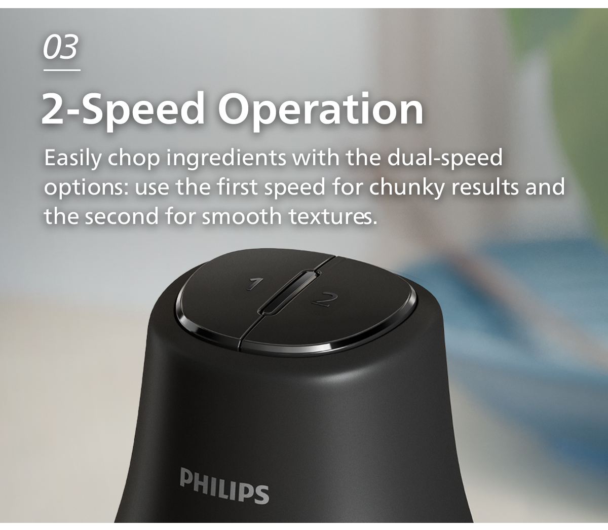 Philips HR1501 Chopper | Stainless Steel Blade | 1L Capacity | 450W ...