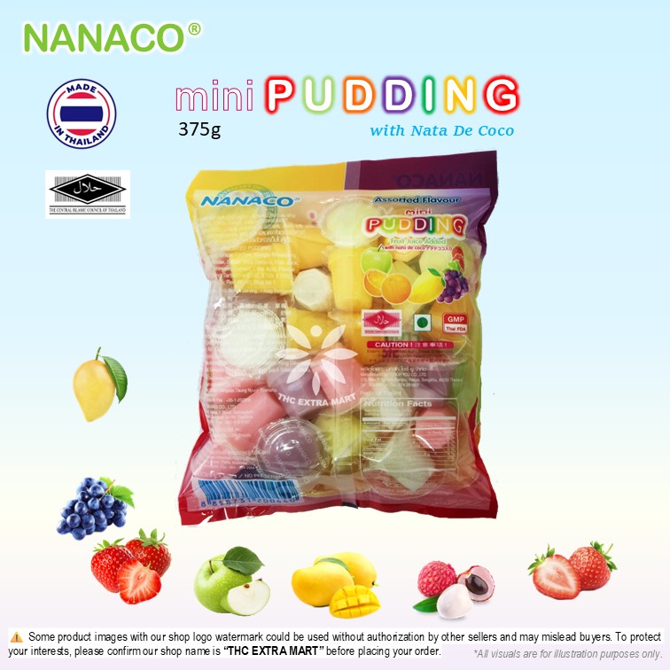 💥Promotion💥 [Thailand] Halal NANACO Assorted Fruity Mini Pudding with ...