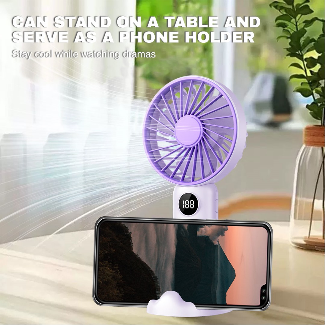 Mifier MF100 6 Speed Handheld Fan Mini Portable Foldable Small Fan ...