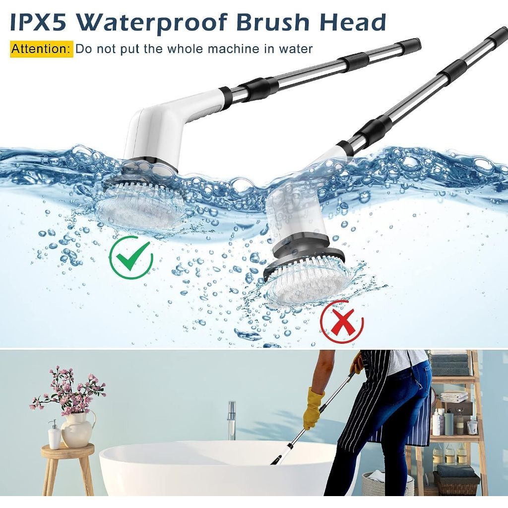 Bosch 2025 Upgrade Model 9 In 1 Cordless Brush Handheld Rechargeable ...