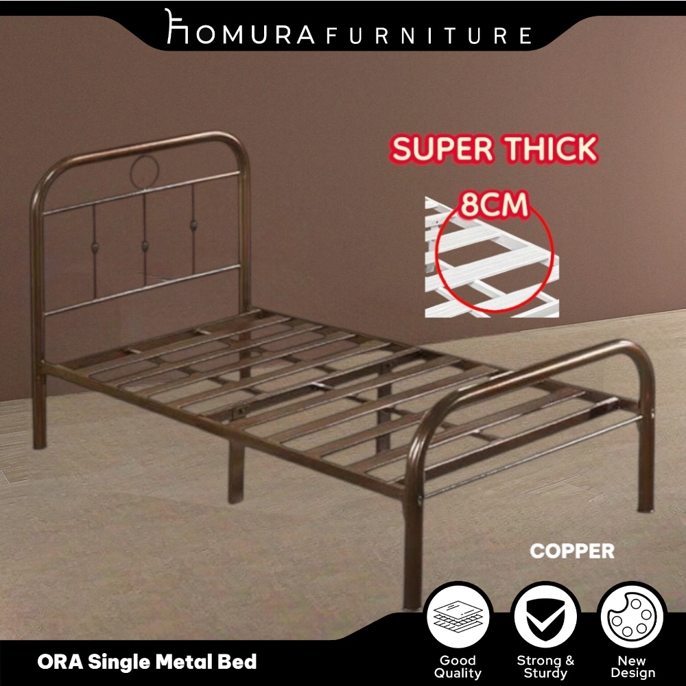 [FREE SHIPPING] HOMURA (SUPER THICK) Metal Bed Frame Metal Katil Bujang ...
