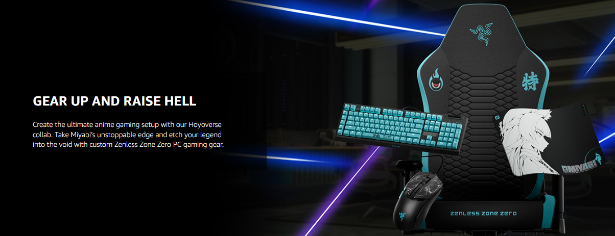 Razer Gigantus V2 Soft Gaming Mouse Pad (Medium) -Zenless Zone Zero ...