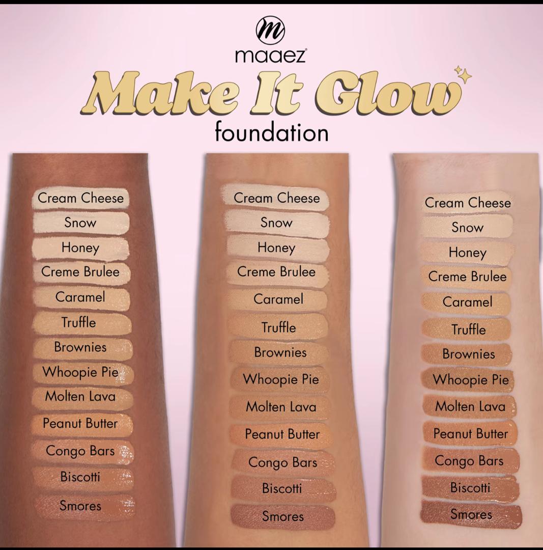MAAEZ Foundation 15g Honey / Caramel / Creme Brulee / Cream Cheese ...