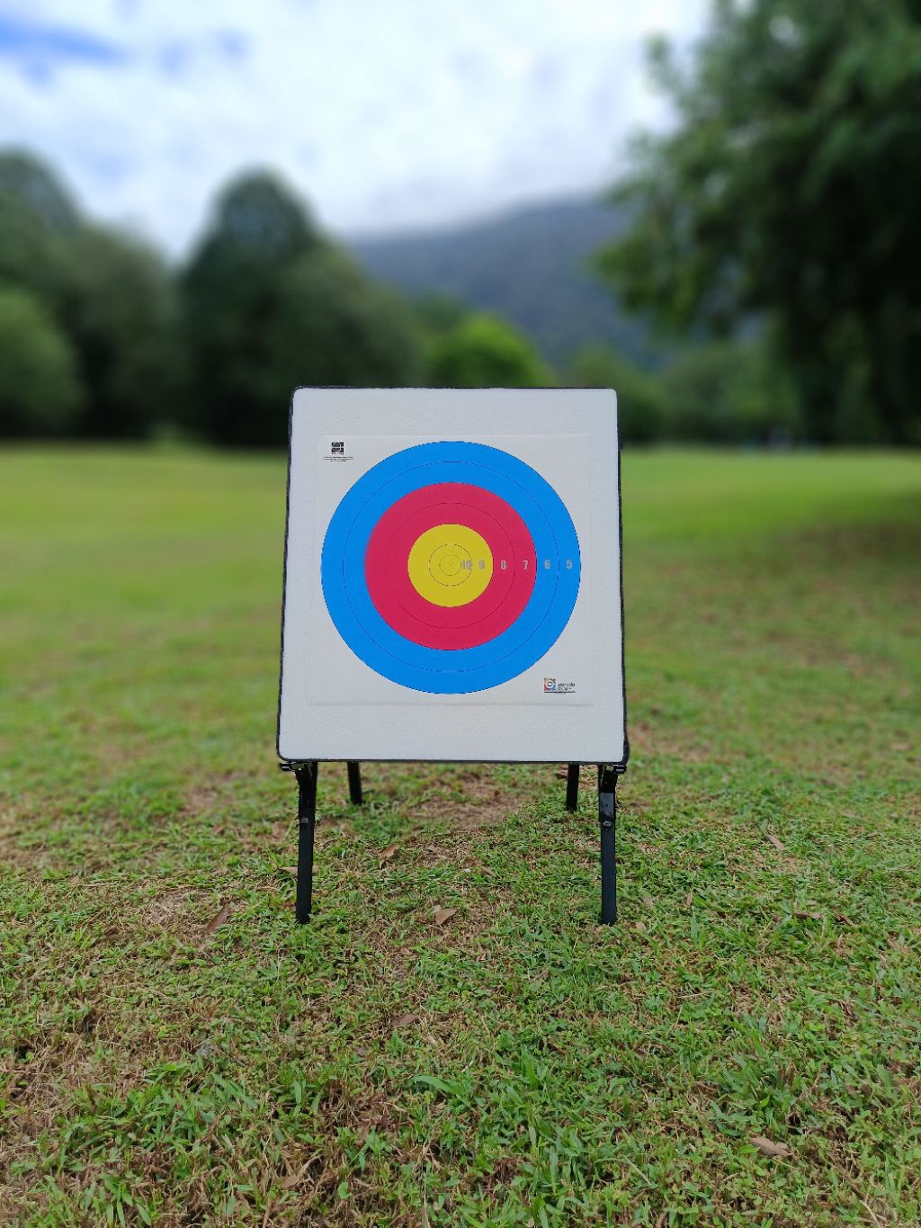 ARCHERY PORTABLE MINI METAL TARGET STAND DIMENSION 90CM X 60CM - ITEM ...