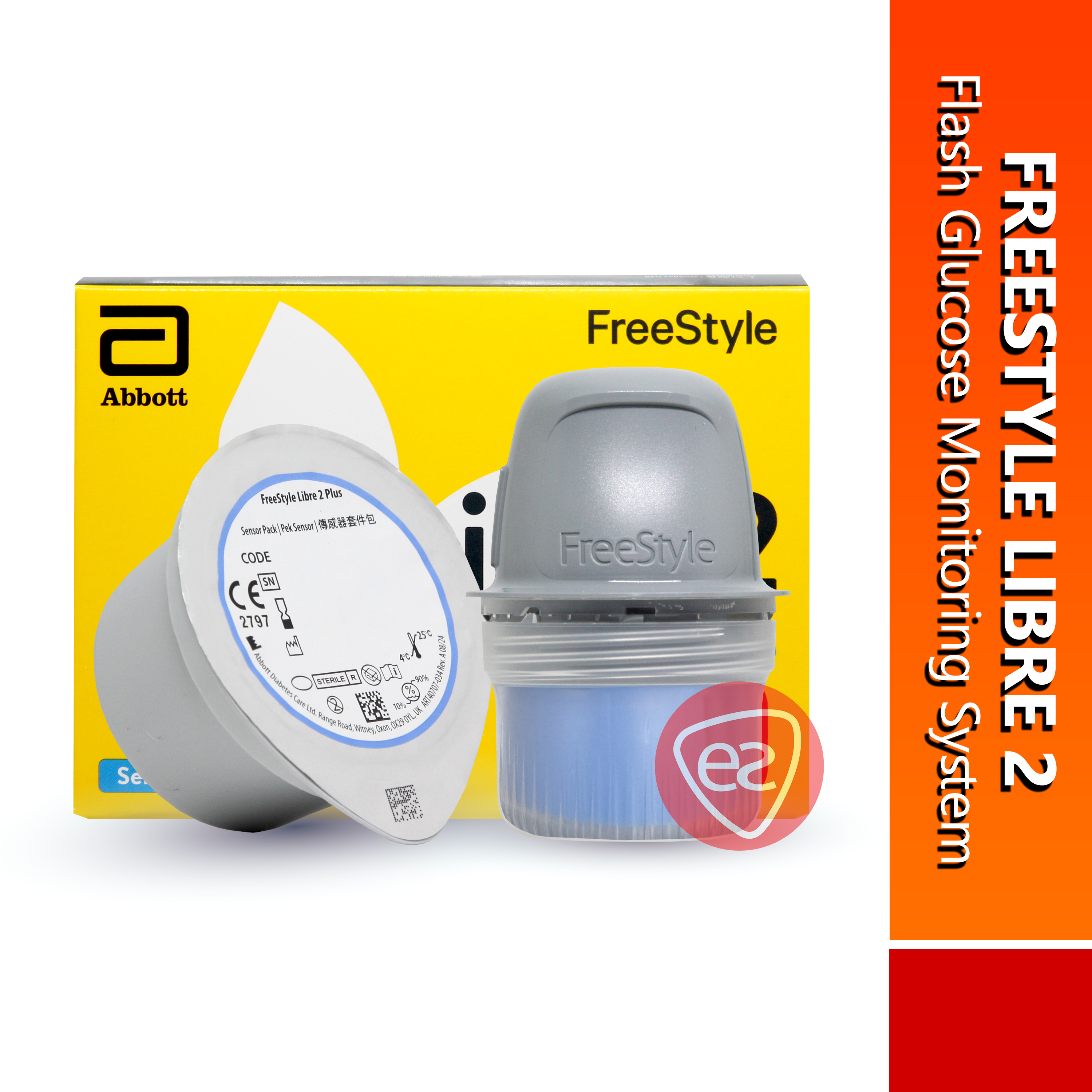 FreeStyle Libre 2 Plus Flash Glucose Monitoring System - Sensor ...
