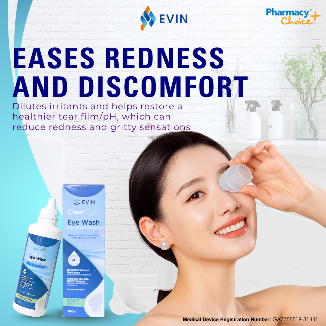 [𝐌𝐃𝐀 𝐀𝐏𝐏𝐑𝐎𝐕𝐄𝐃] EVIN Multi Action Eye Wash Eye Lotion for Tired ...