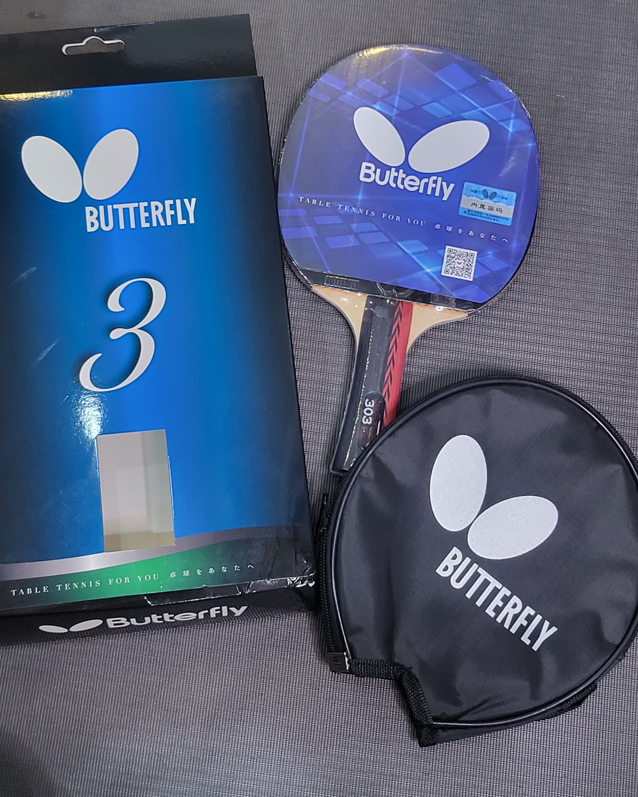 Butterfly Ping Pong Racket Bat ORIGINAL TBC 203,303,403 series FL ...