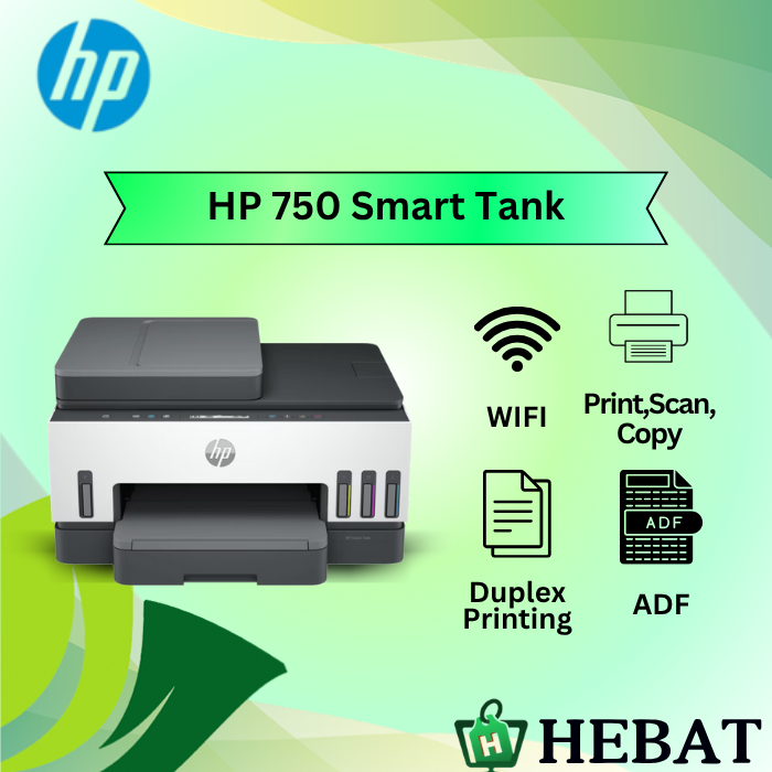 HP 790 750 720 Smart Tank All in One Printer Fax ADF Duplex Wifi Print ...