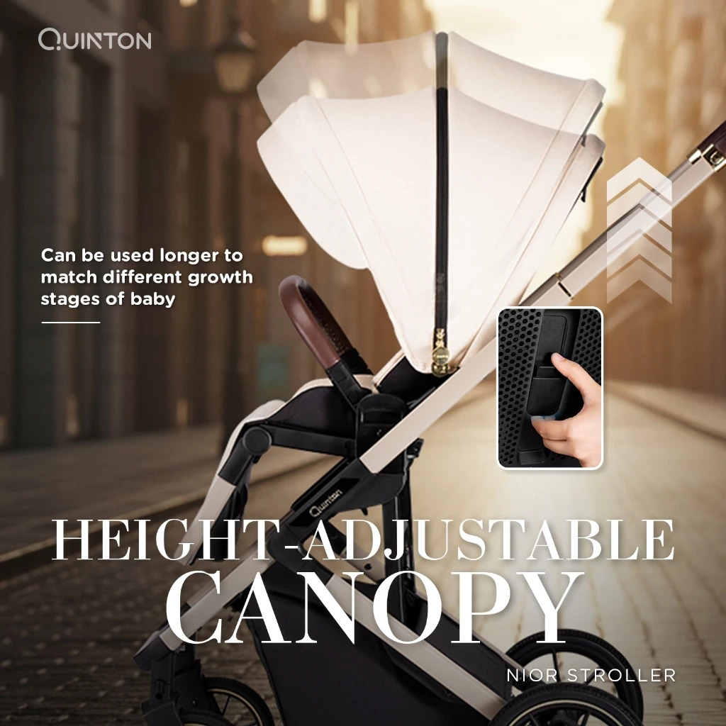 Quinton Nior Stroller Reversible | Kereta Sorong Bayi 2 Arah | Travel ...