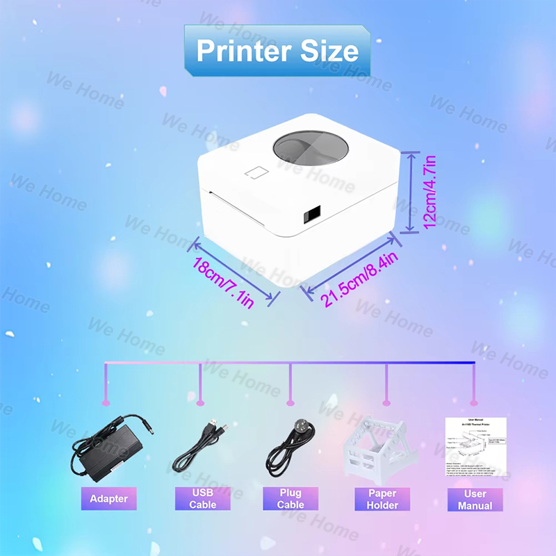 A6 Bluetooth Thermal Printer | AWB Waybill, Barcode, Shipping Label ...