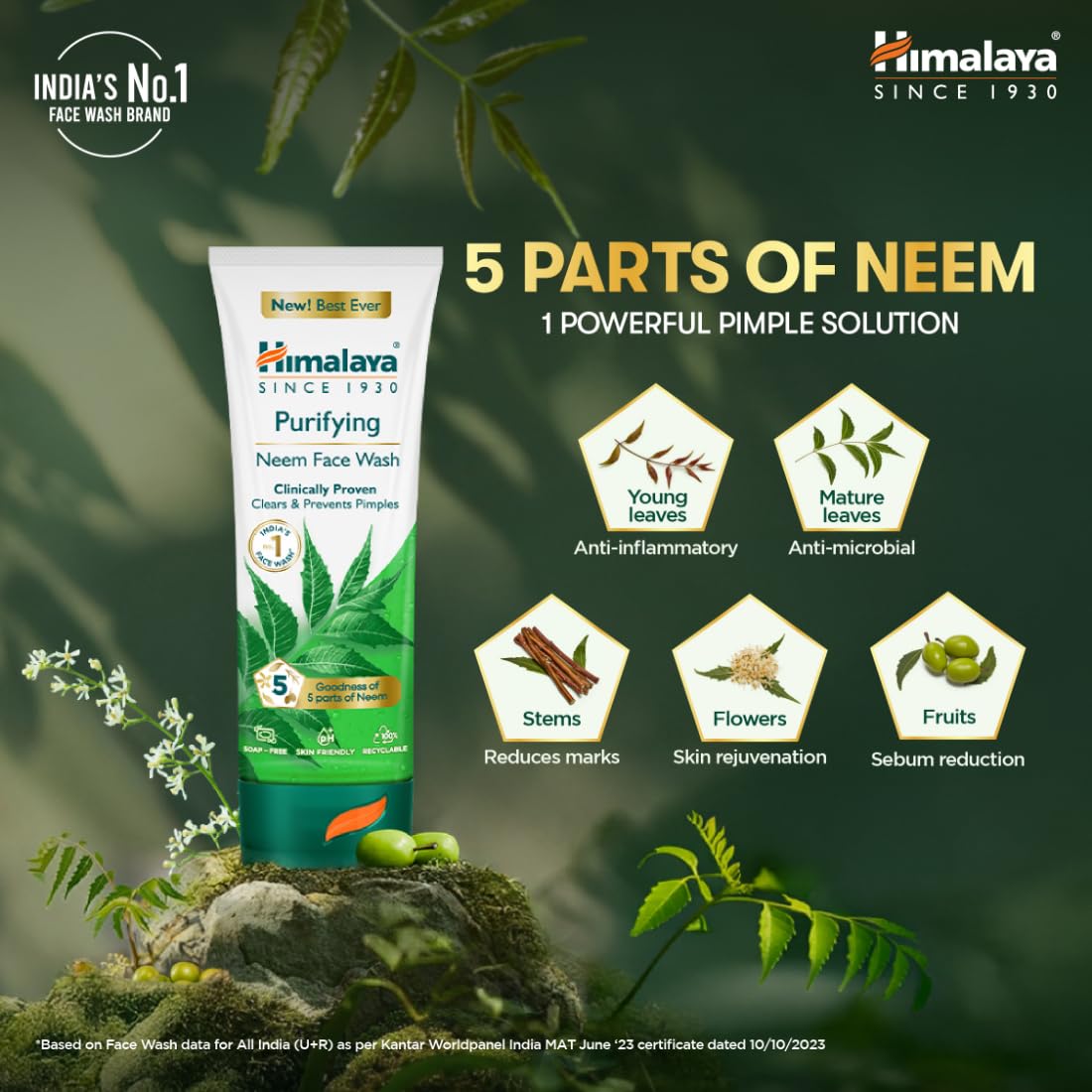 Himalaya Purifying Neem Face Wash 150ml | Shopee Malaysia