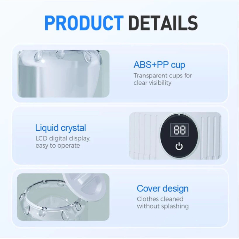 Mini Wireless Laundry Cup Unplugged Portable Underwear Washing Machine ...