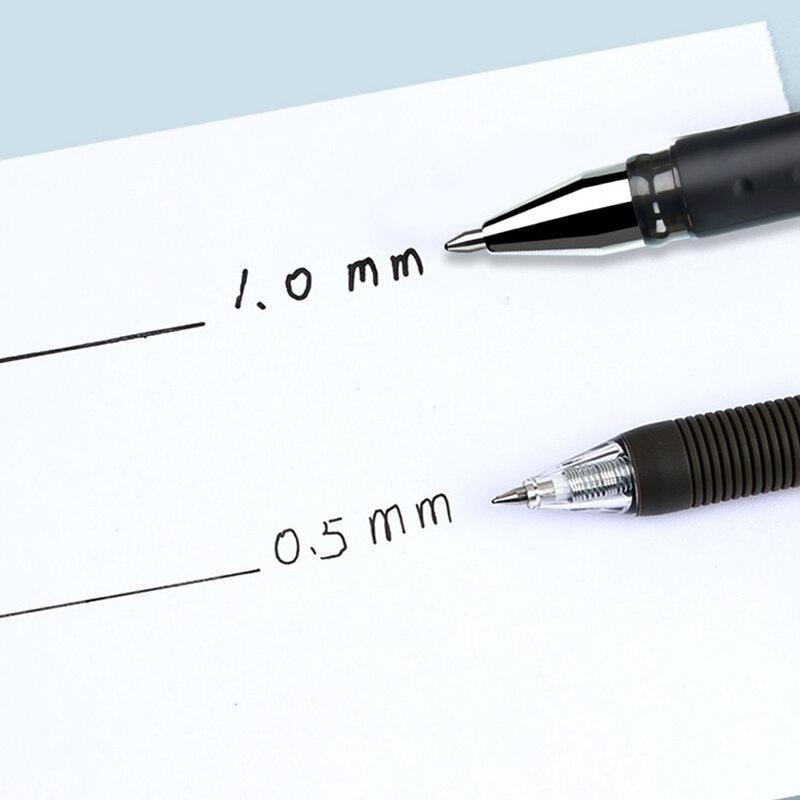 Pen Tandatangan 1.0mm Hitam Gel Pen Bold Kapasiti Tinggi • Pen Pejabat ...