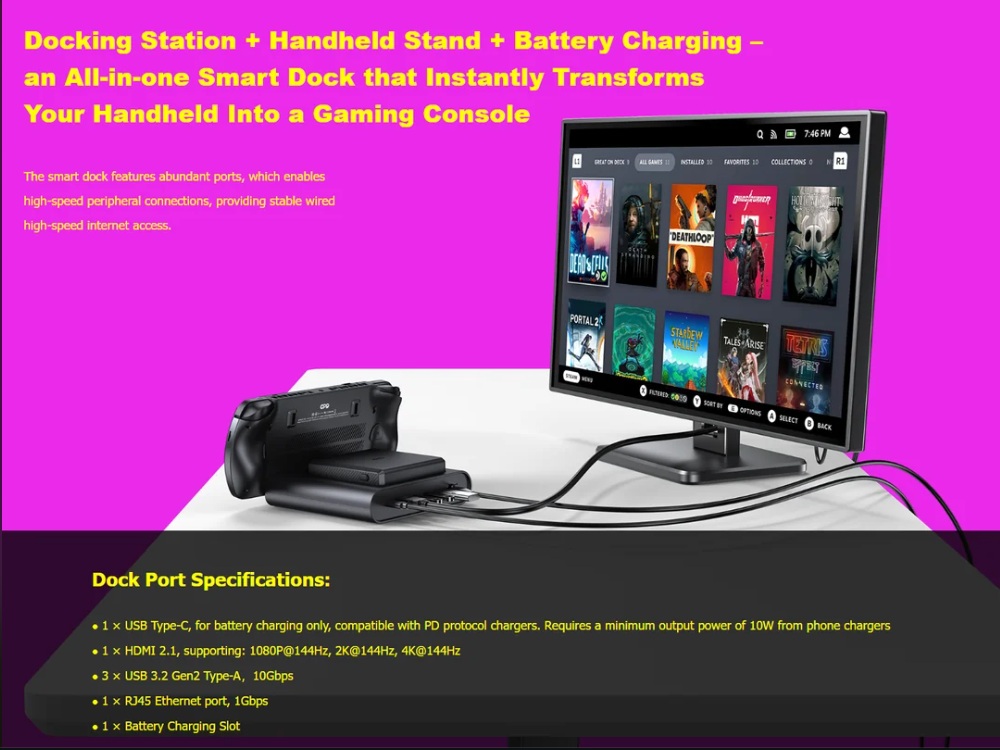 GPD WIN 5 WIN5 ORIGINAL DOCK STATION (READY STOCK ) | Shopee Malaysia