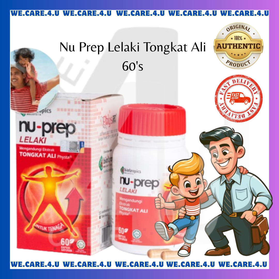 BIOTROPICS KAPSUL NU-PREP LELAKI TONGKAT ALI 60'S (SESUAI UNTUK KESIHATAN LELAKI) | Shopee Malaysia