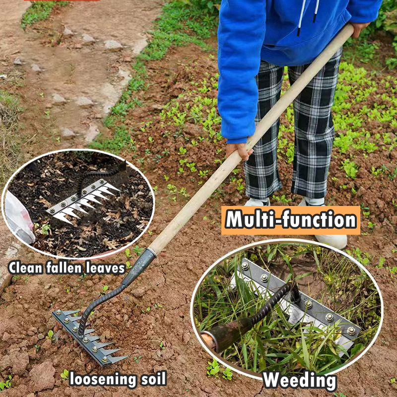 【COD】Bubble Wrap Weeding Rake Cangkul Rumput Tajak Bergigi Portable ...