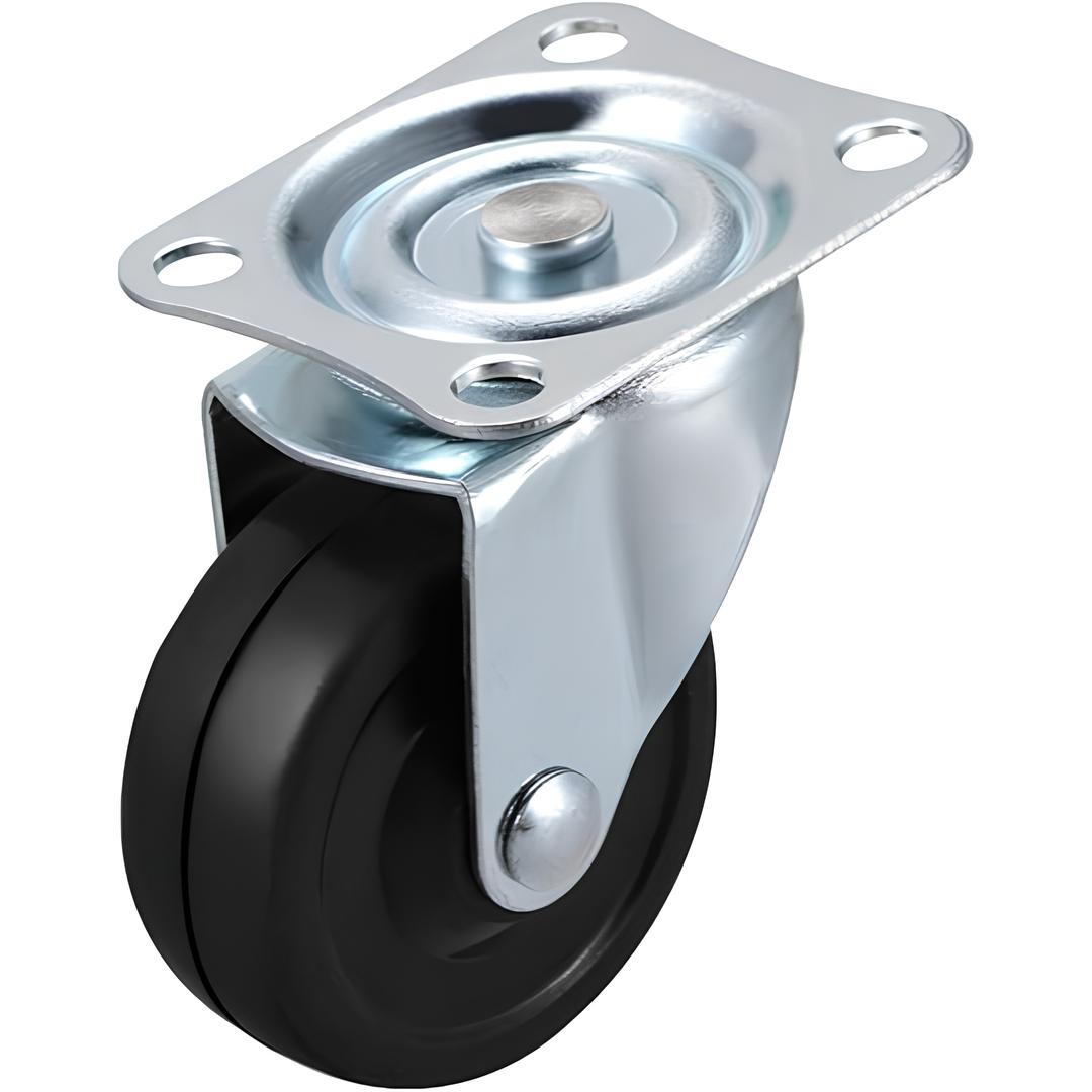 Roda Castor Putar Asas Getah Dengan Plat Atas & Galas Swivel Caster ...