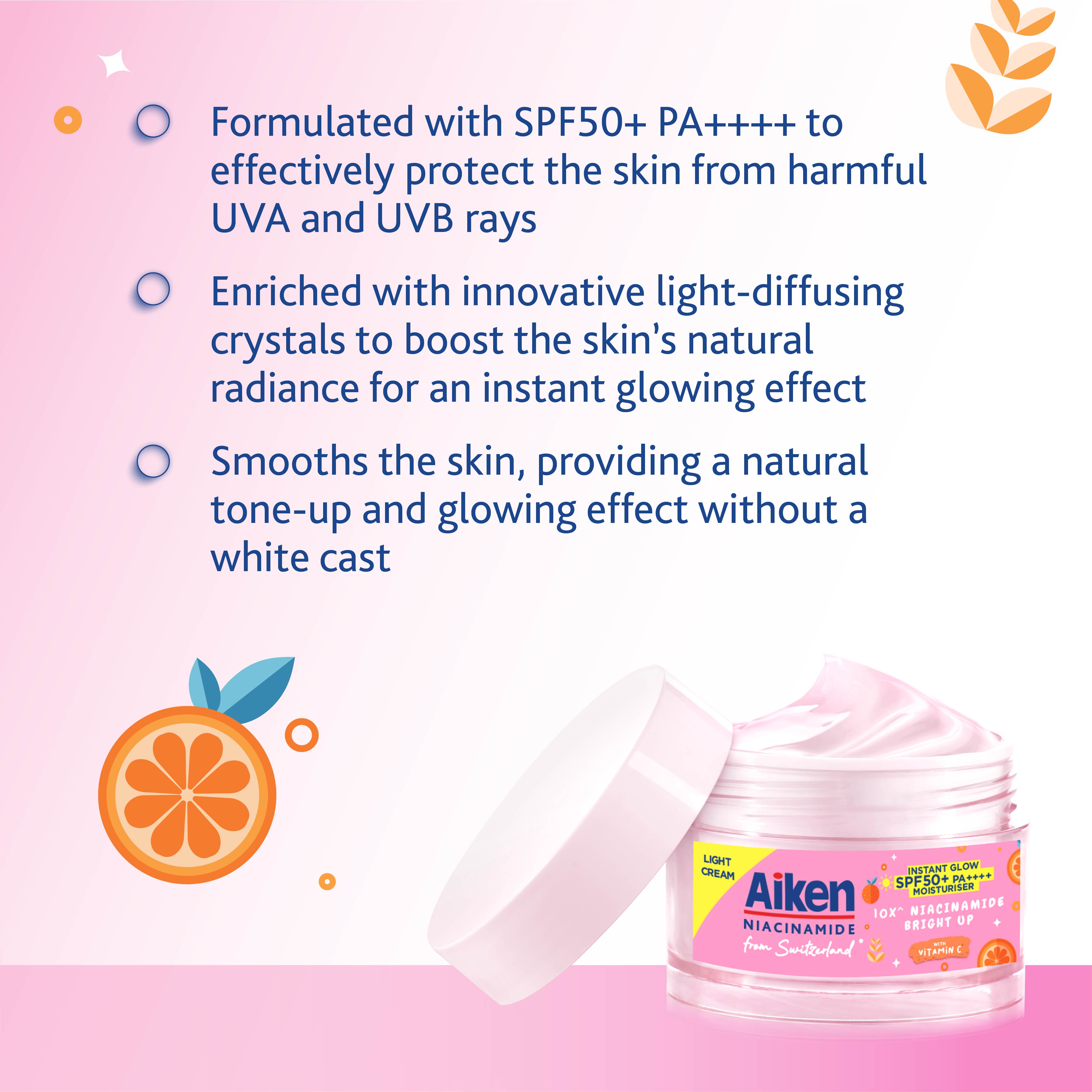 Aiken Niacinamide Bright Full Set | Smooth Skin | SPF50+ PA ...