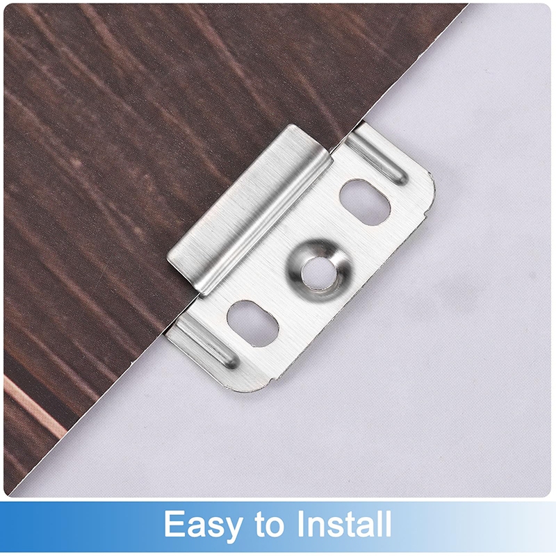 100Pcs Fluted Cladding Clip Gusset Wall Panel Clamp Stainless Steel ...