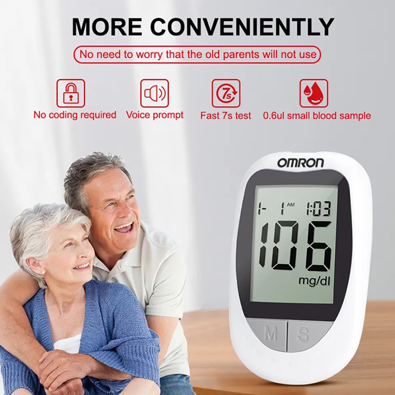 Omron Blood Glucose Meter Completesetofblood sugar ...