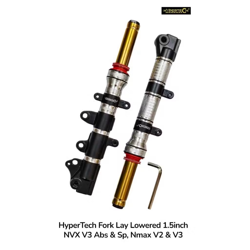 HYPERTECH ULTIMATE PROV3 FORK LAY NVX/AEROX V1 V2 V3 NMAX V2 V3 NOVA160 AX200 LOWERED 1.5 INCH ...